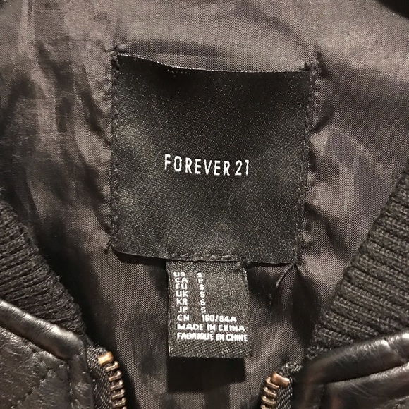 Forever 21 | Jackets & Coats | Black Forever2 Moto Biker Jacket | Poshmark